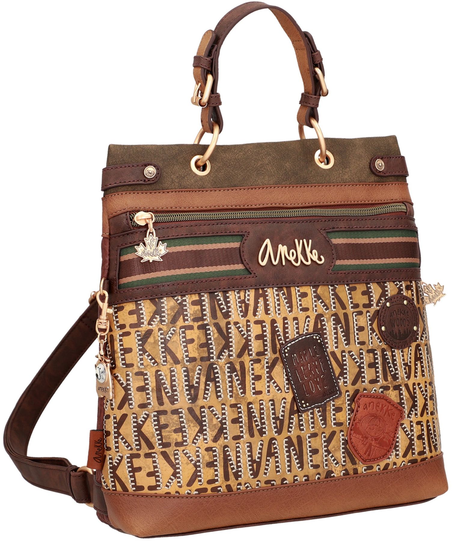 City Rucksack Damen Slim The Forest Urban Alloverprint