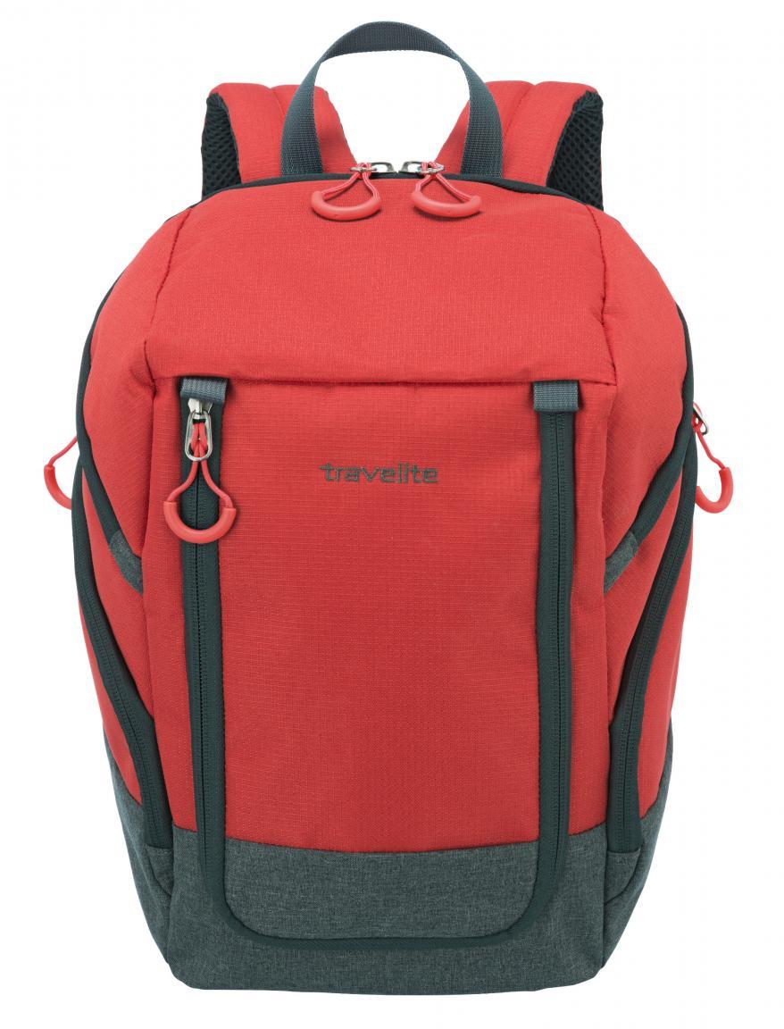 Travelite Rucksack Bordgepäck cabin size rot/grau - Bags & more