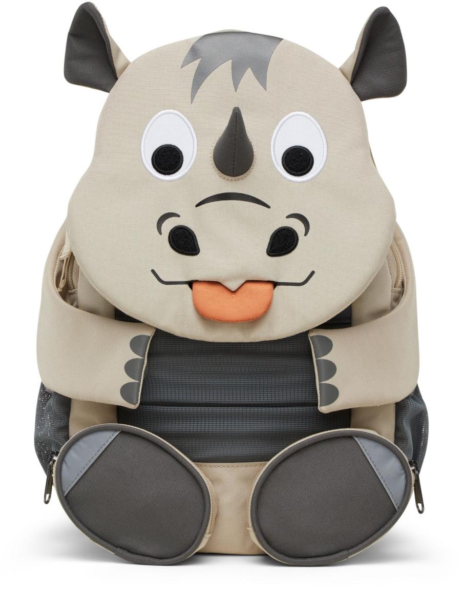 Kindergartenrucksack Nashorn Affenzahn Rhino beige