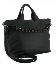 Gianni Chiarini Überschlag Ledertasche Alba Ciouo Marble marmorweiß