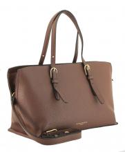 Gianni Chiarini Überschlag Ledertasche Alba Ciouo Marble marmorweiß