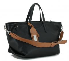 Gianni Chiarini Überschlag Ledertasche Alba Ciouo Marble marmorweiß