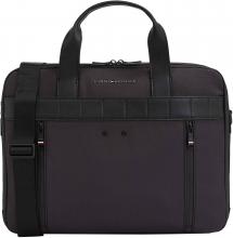 Laptoptasche Tommy Hilfiger Signature Computer Bag Nylon schwarz