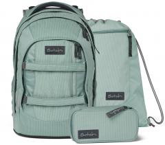 Satch Pack Retro Honey Ranzenset Turnbeutel Schüttelpennal honiggelb